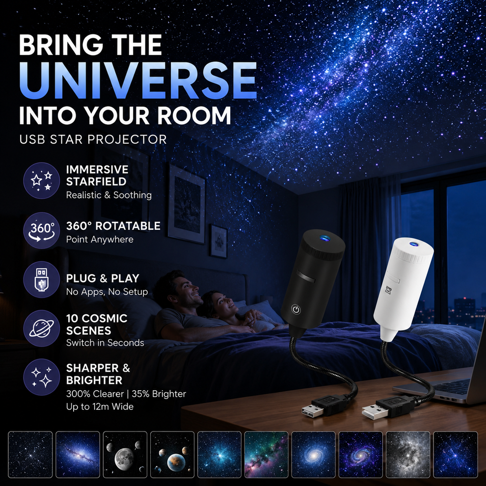 Proyector de estrellas HD «plug-and-play» 🥳 Más de 50 000 usuarios s ...